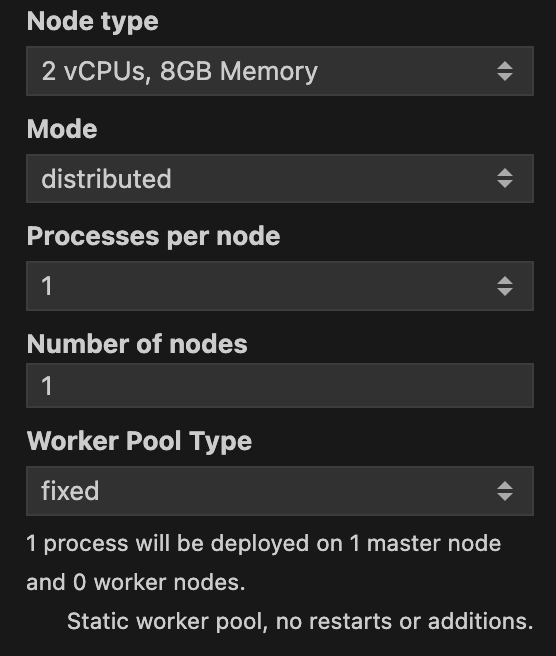 Model Selection Methods - Running in a Distributed Batch Job
